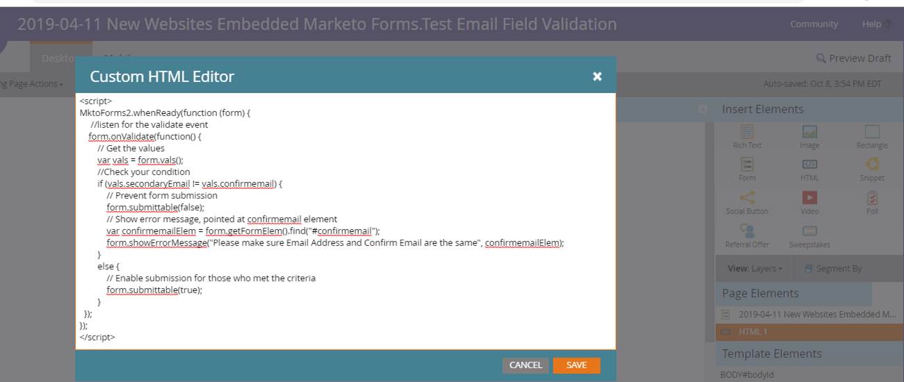 Marketo: Add Email Address Confirmation to Your Forms in 5 Easy Steps ...