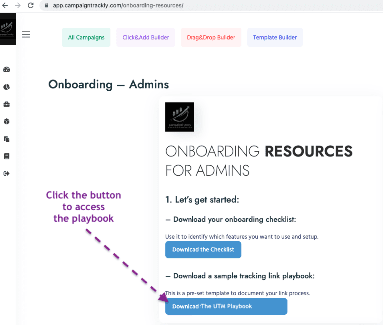 How to Built a Tracking Link Playbook in 3 Steps | CampaignTrackly
